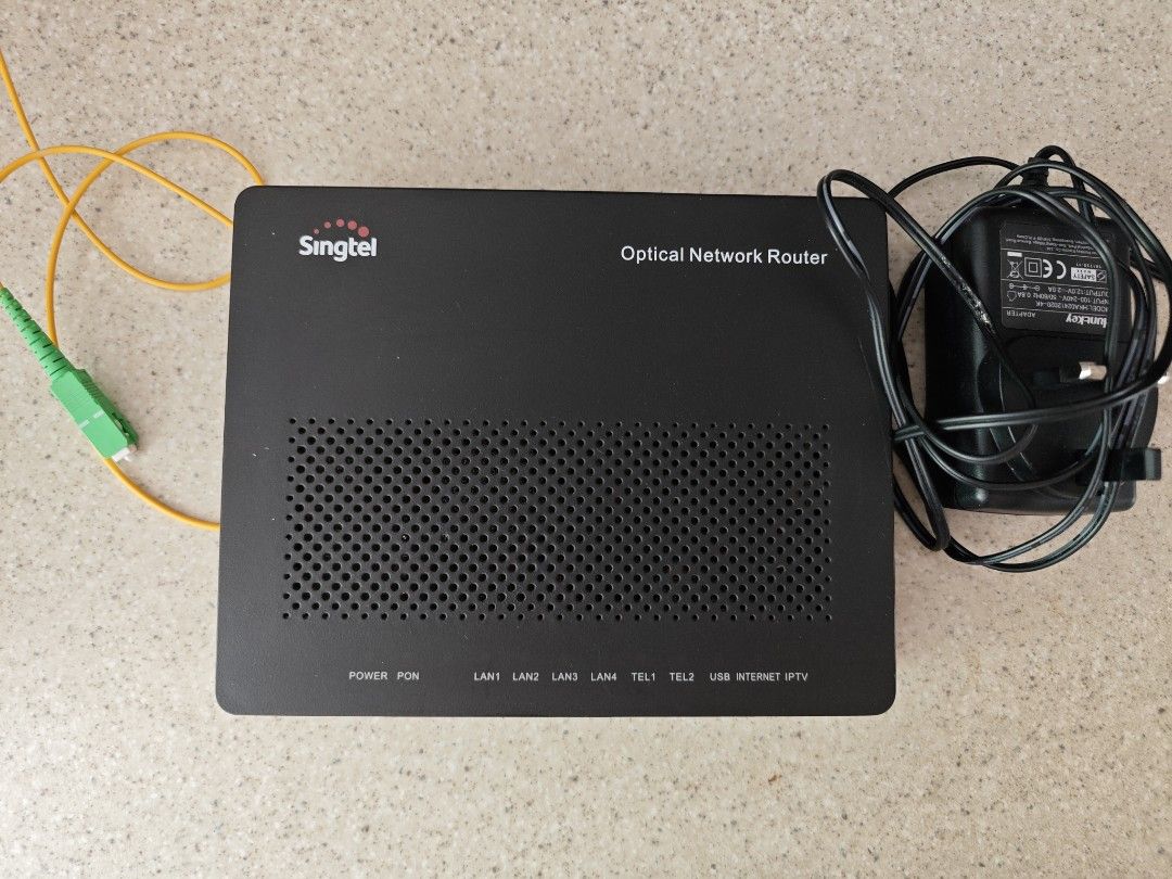 Singtel Optical Network Router, Computers & Tech, Parts & Accessories ...