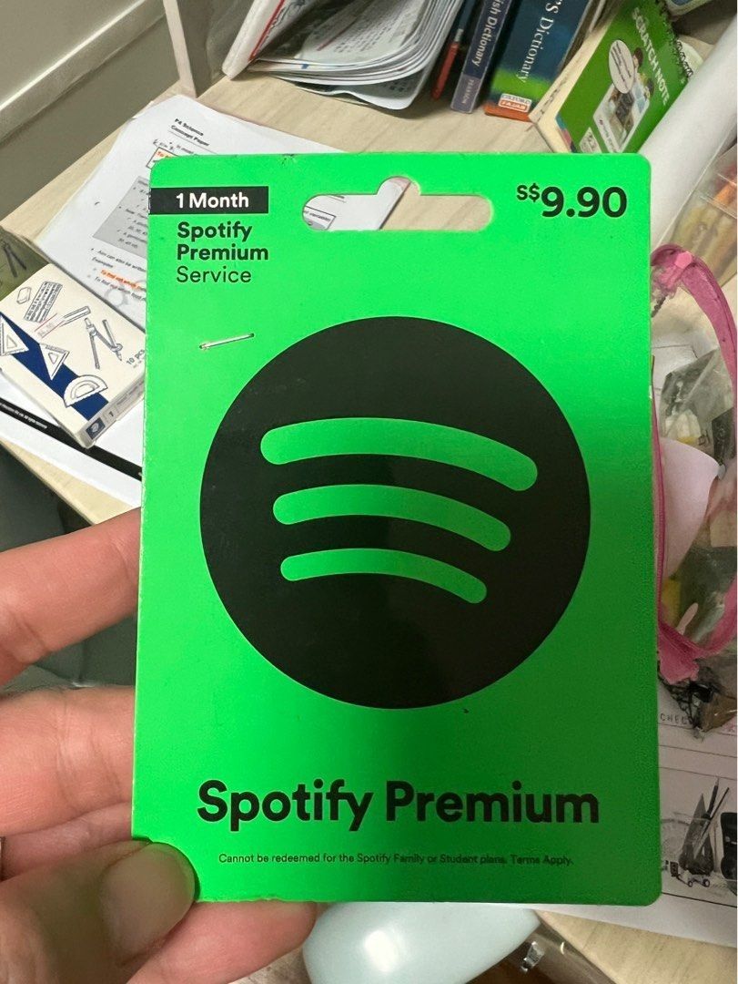 Spotify Premium Gift Card, Audio, Portable Music Players on Carousell