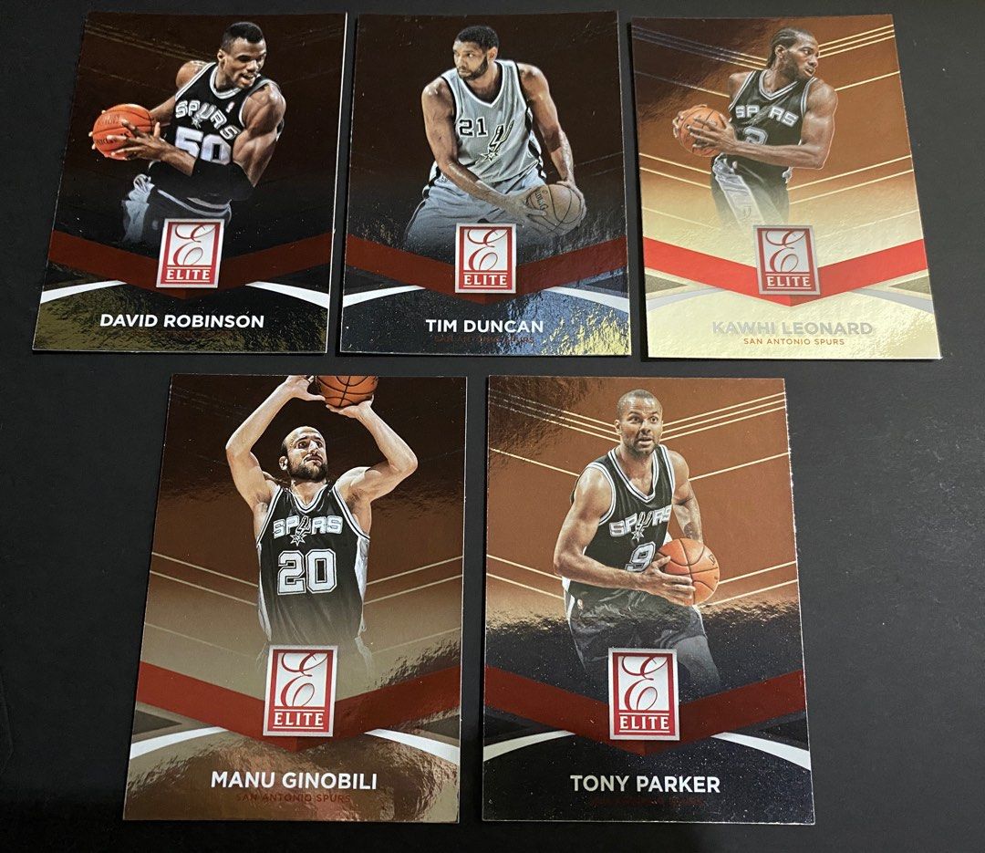 Spurs Starting Lineup (Robinson,Duncan,Leonard,Ginobili,Parker ...