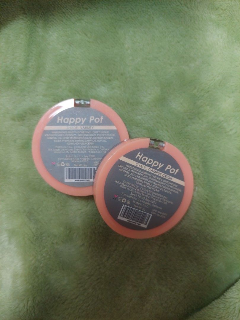 SQUAD COSMETICS Happy Pot old packaging (Varsity & Campus Crush ...