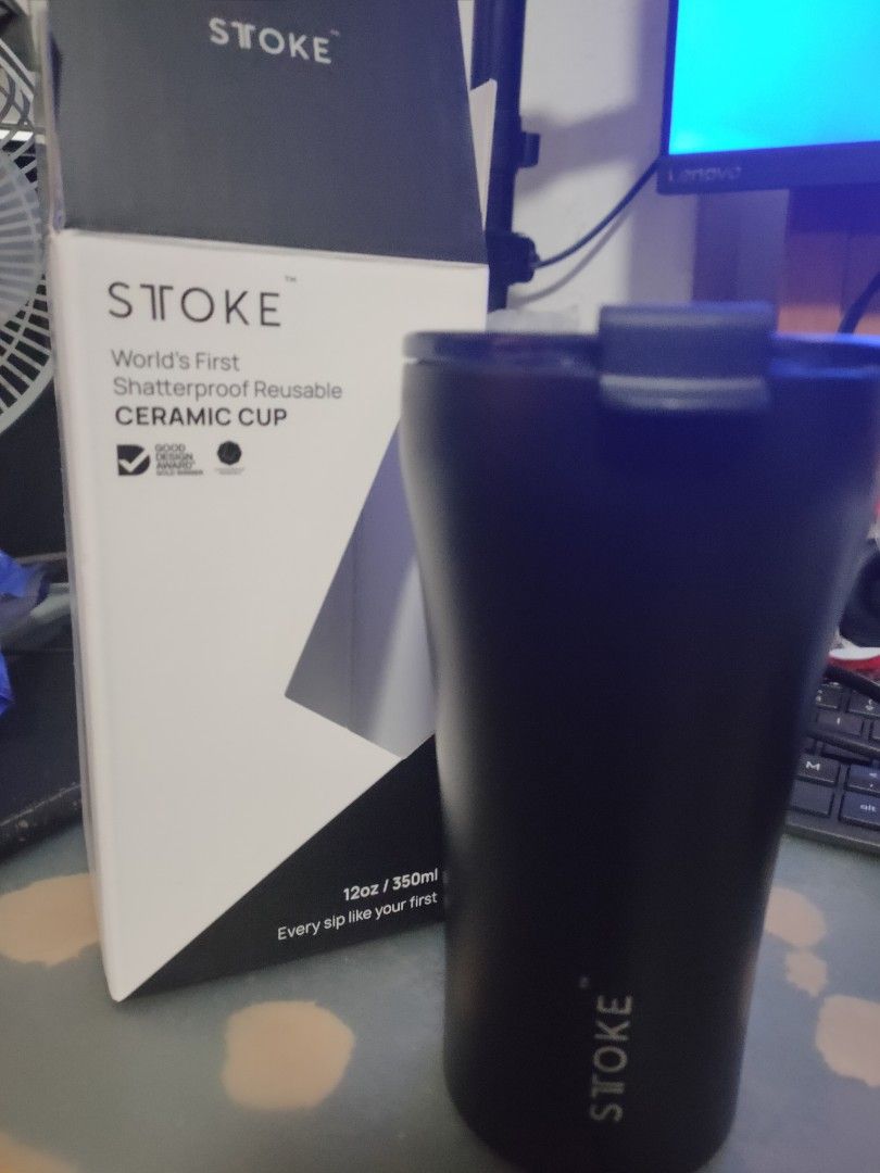 Sttoke Leakproof Ceramic Cup 12 Oz /350ml, Furniture & Home Living ...