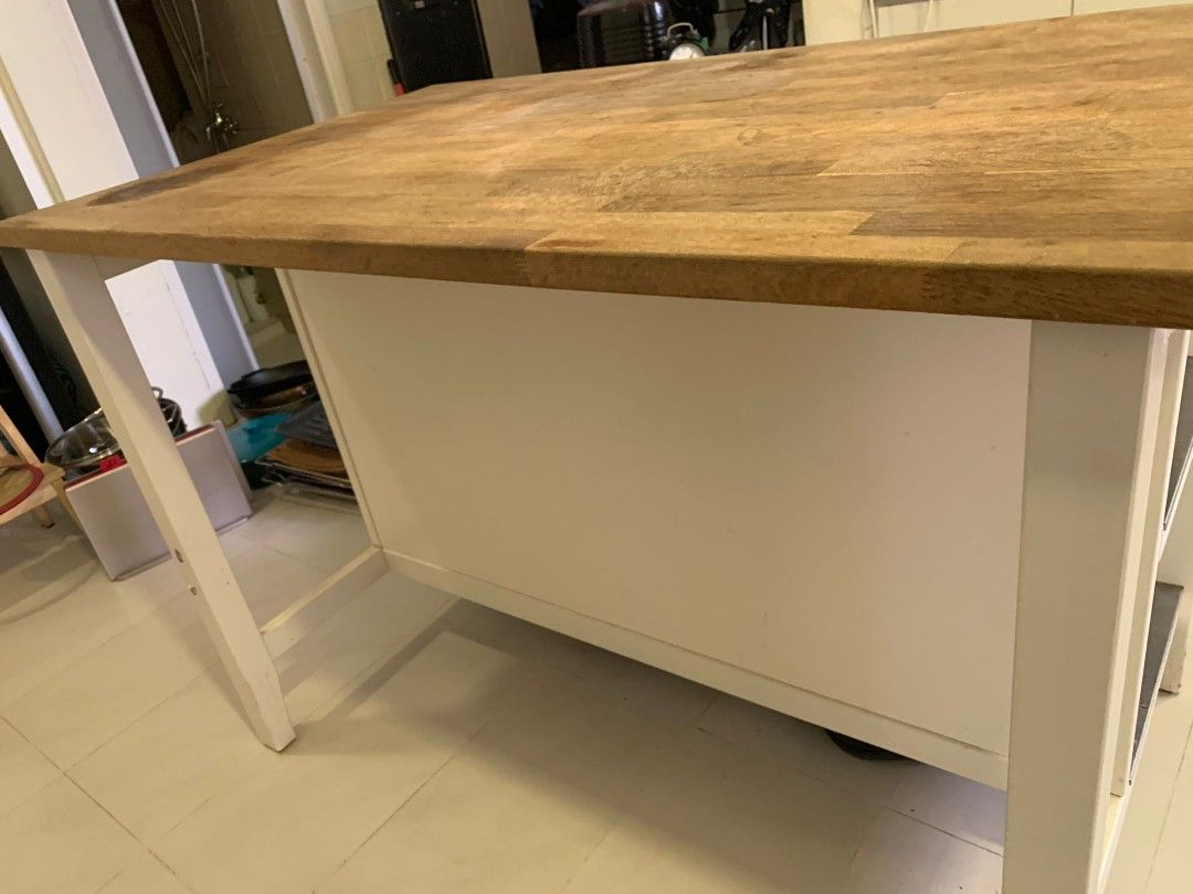 Sturdy & functional kitchen island / workbench! Ikea TORNVIKEN with ...