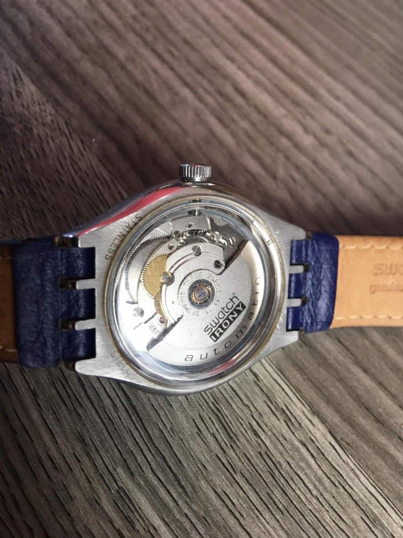 swatch ag 1996 automatic 38mm yas400, Men's Fashion, Watches & Accessories, Watches on Carousell