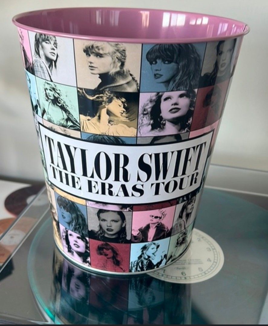 Taylor Swift Popcorn Tin The Eras Tour Original GSC Merch, Hobbies ...