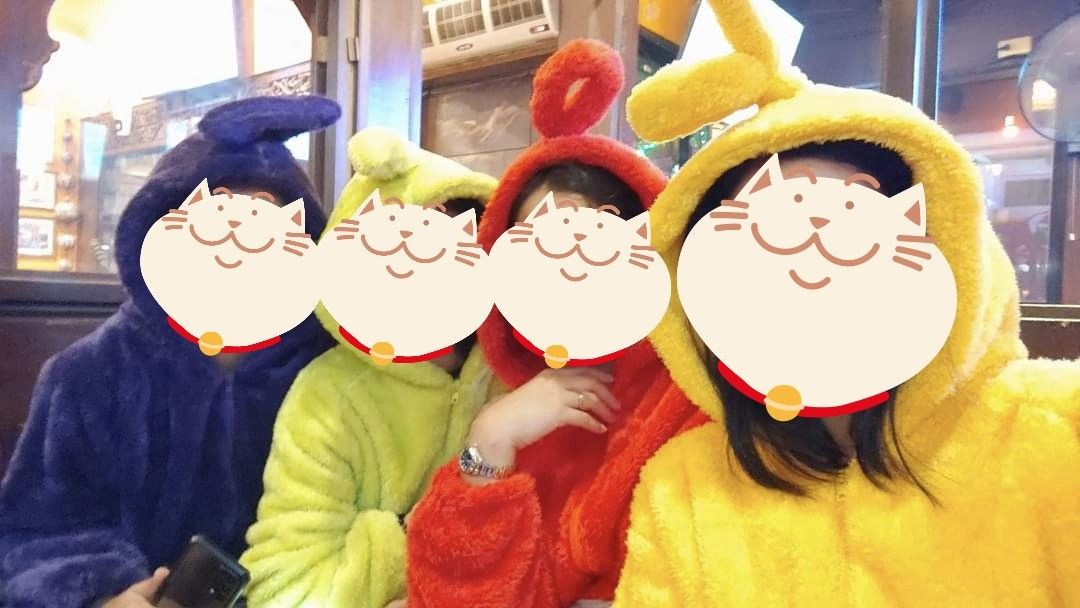 Teletubbies - Lala Costume, Women's Fashion, Coats, Jackets and ...