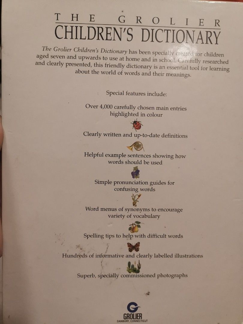 The Grolier children's dictionary, Hobbies & Toys, Books & Magazines ...