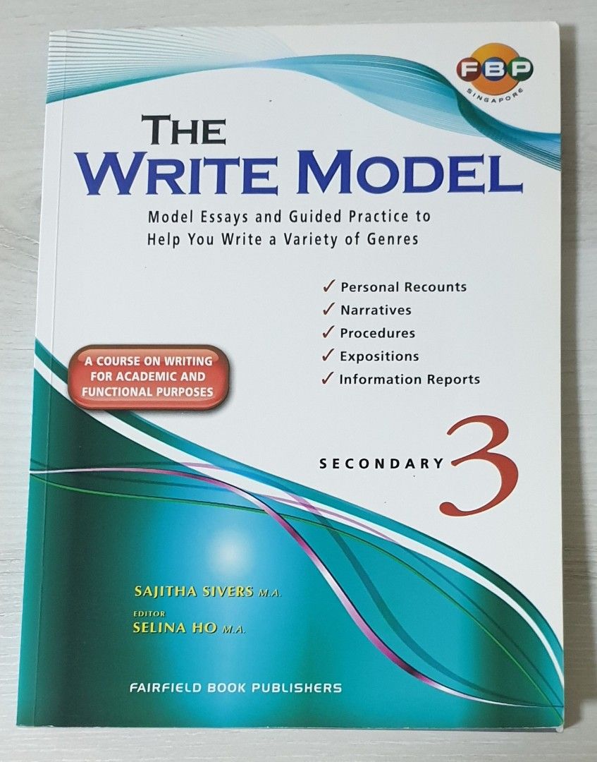 The Write Model (Sec 3), Hobbies & Toys, Books & Magazines, Assessment ...