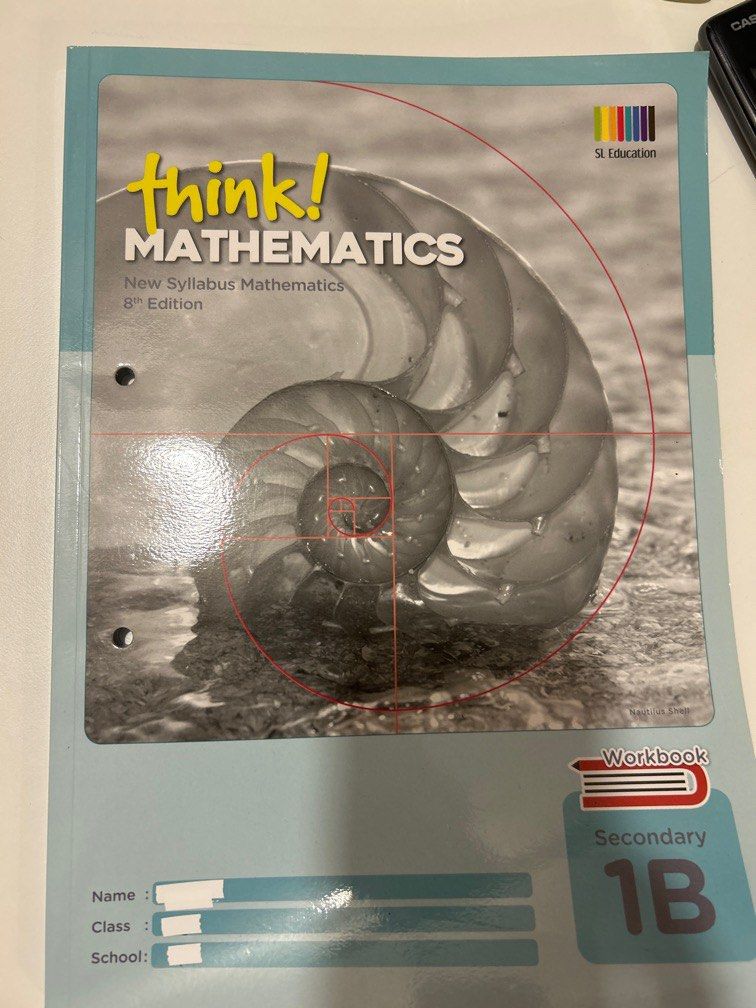Think mathematics 1A &1B workbook and textbook, Hobbies & Toys, Books ...