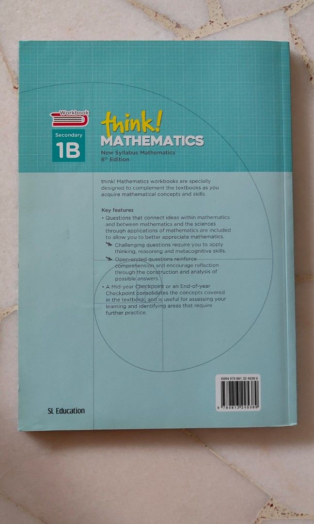 Think! Mathematics workbook 1B, Hobbies & Toys, Books & Magazines ...