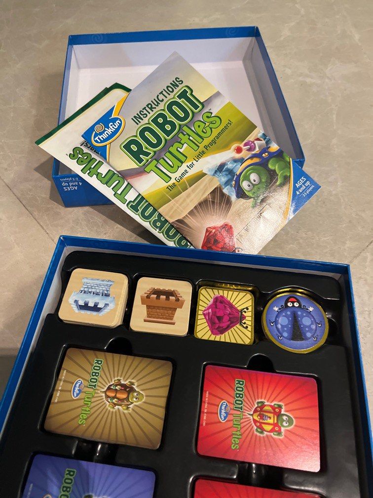 Thinkfun Robot Turtles Intro Basic Coding Concepts To Preschoolers Free Qxpress Delivery