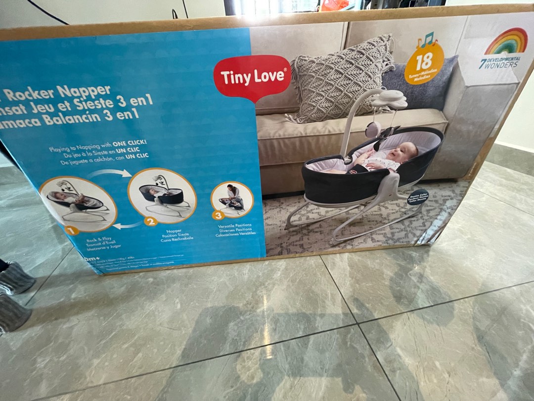Tiny Love 3 in 1 Rocker Napper, Babies & Kids, Baby Nursery & Kids Furniture, Cots & Cribs on ...