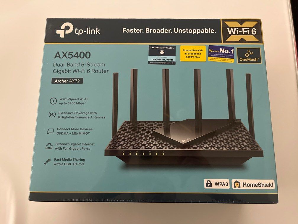 Tp link ax5400 wifi 6 router, Computers & Tech, Parts & Accessories ...