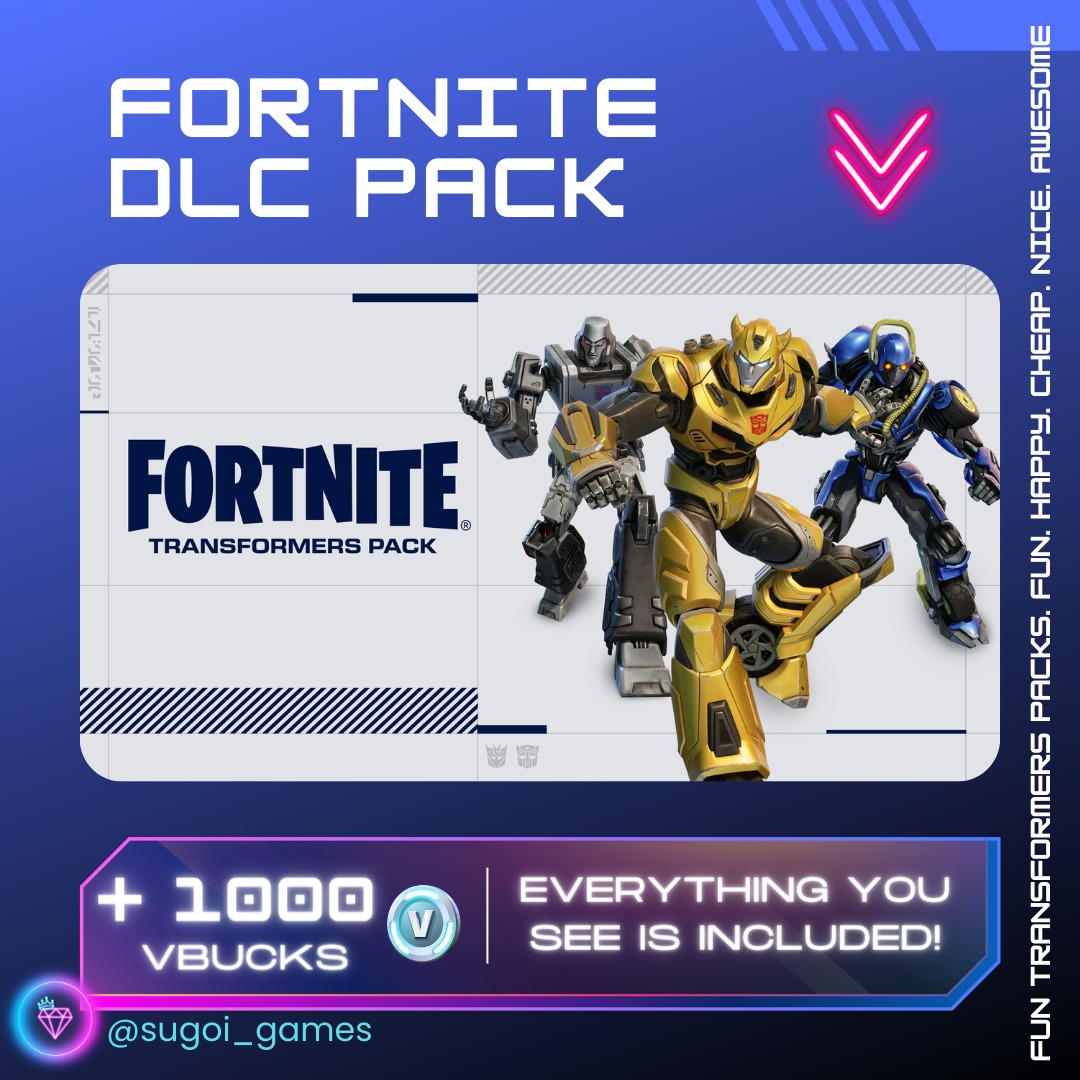 Transformers Pack | Fortnite DLC/Add-on | Login Required |, Video ...