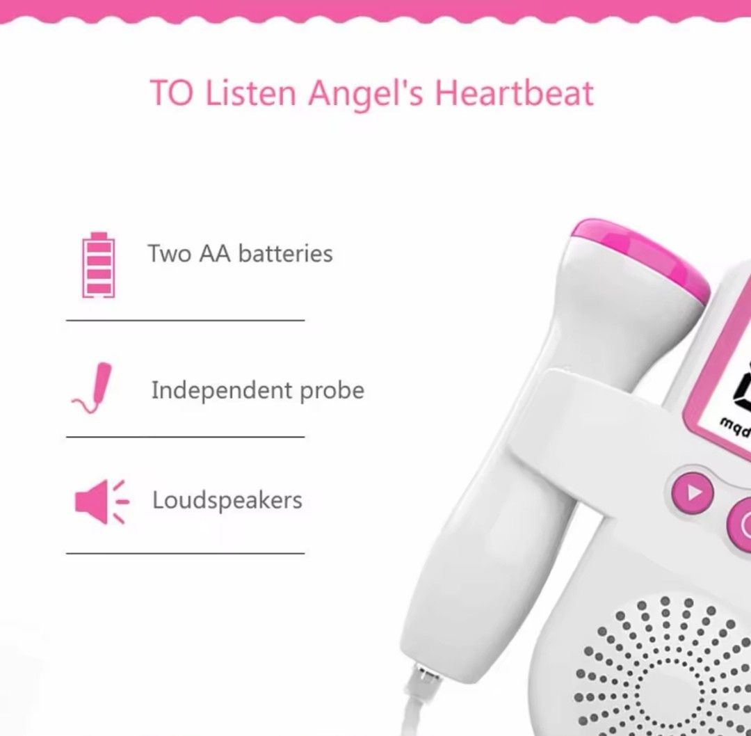 Ultrasonic Fetal Droppler, Babies & Kids, Baby Monitors on Carousell