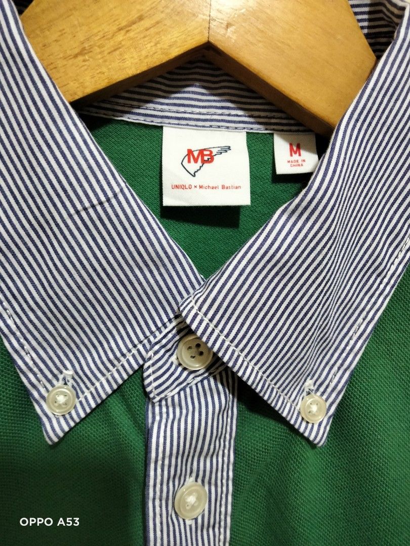 Uniqlo x Michael Bastian poloshirt, Fesyen Pria, Pakaian , Atasan di ...