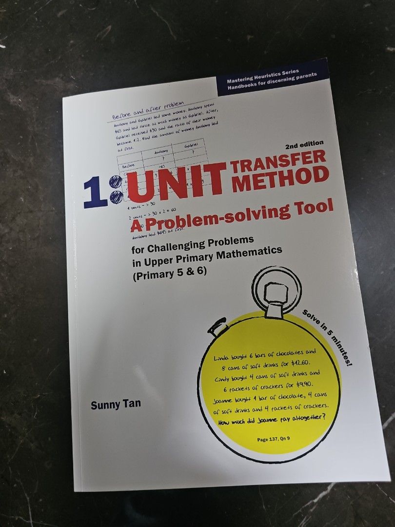 PSLE Math - Unit Transfer Method 2nd Edition for Primary 5&6, Hobbies ...