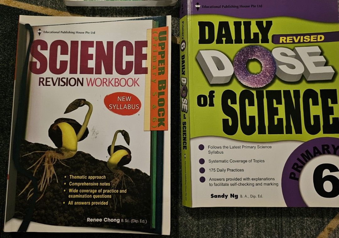 Upper block primary 5/6 Science Revision Workbook and P6, primary 6 ...