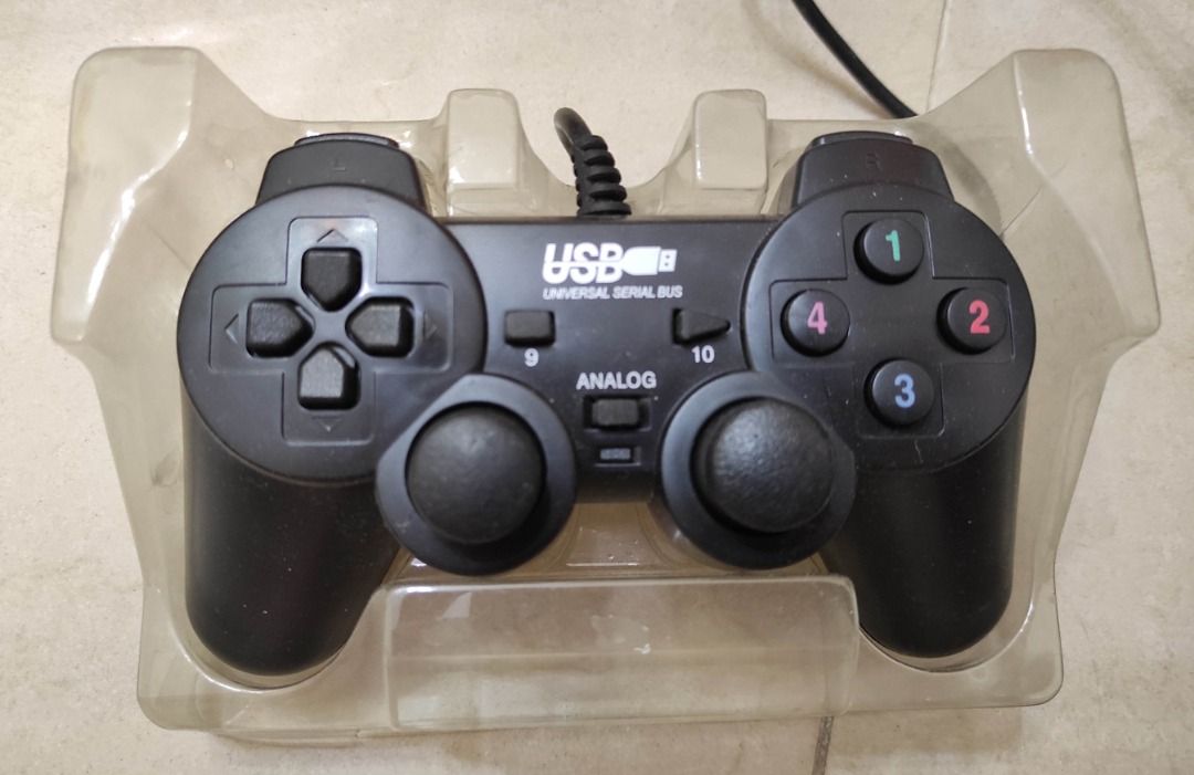 USB遊戲控制器 USB Gamepad, 電子遊戲, 遊戲機配件, 手掣 - Carousell