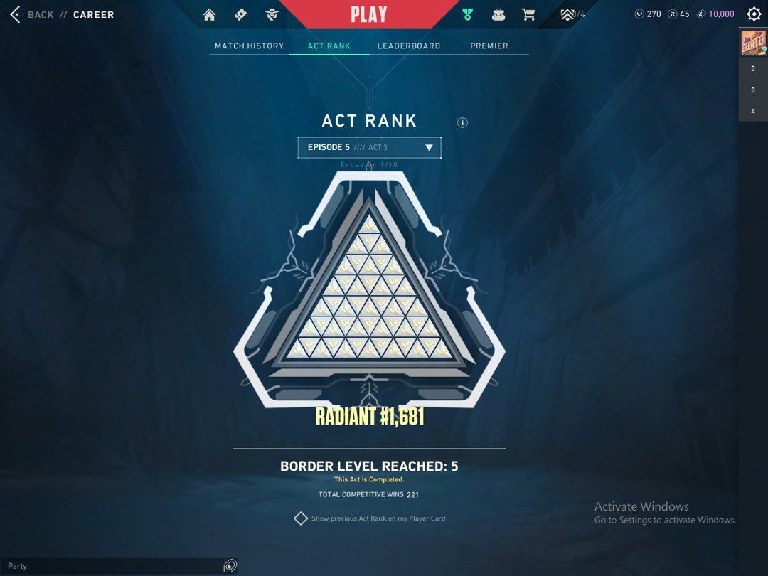 Valorant Radiant Account, Video Gaming, Video Games, Others on Carousell