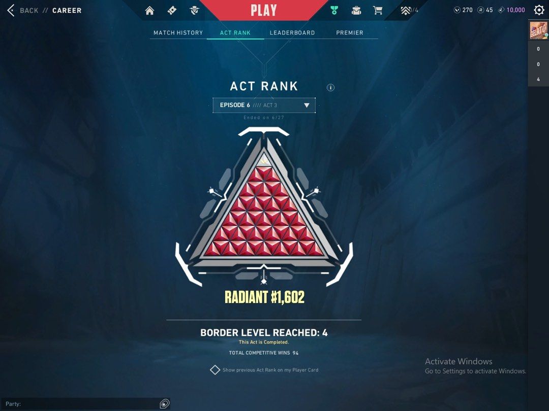 Valorant Radiant Account, Video Gaming, Video Games, Others on Carousell