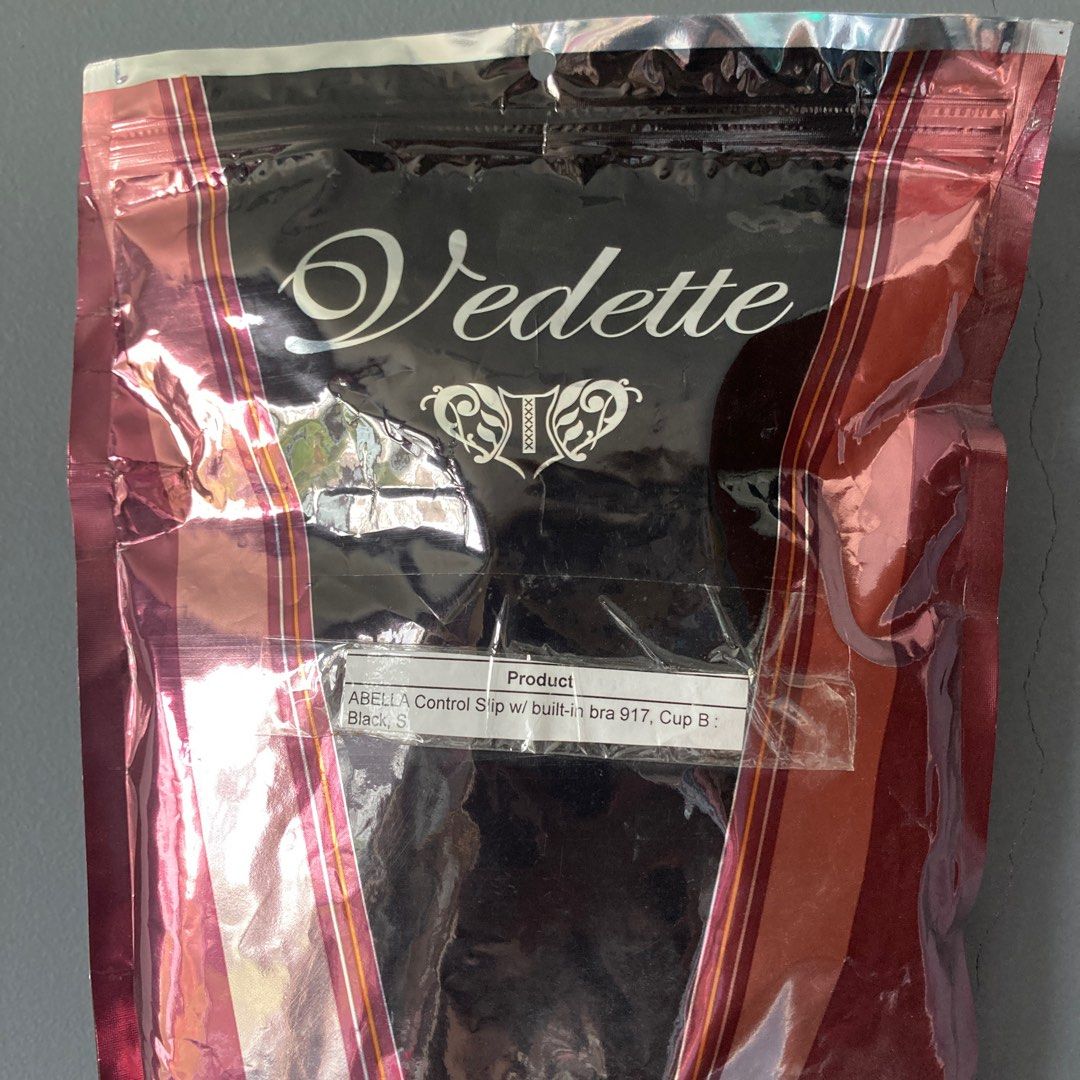 Vedette Abella Body Contour Lingerie (Black), Women's Fashion, New ...