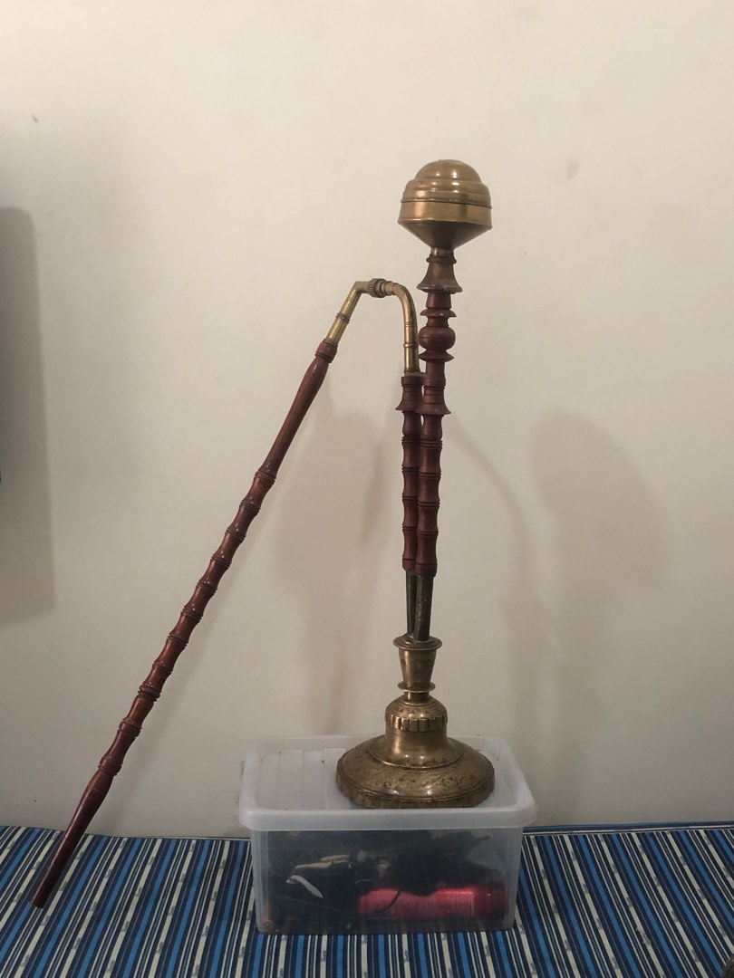 Vintage 1800’s -1900’s water pipe/hookah tobacco smoking pipe 28”tall ...