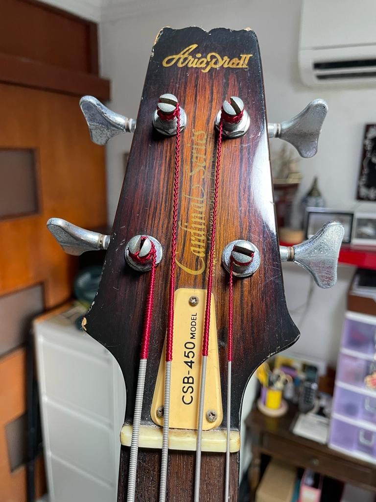 VINTAGE ARIA PRO II BASS, Hobbies & Toys, Music & Media, Musical Instruments on Carousell