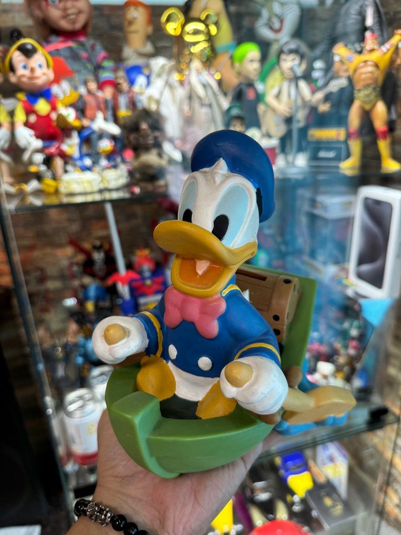 Vintage Disney Donald Duck Vinyl Coin Bank, Hobbies & Toys, Toys ...
