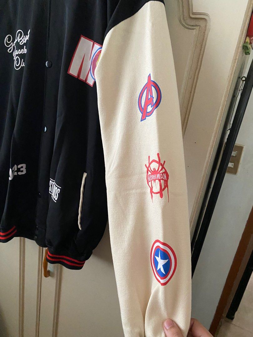 Vintage Varsity Marvel Jacket, Men's Fashion, Coats, Jackets and ...