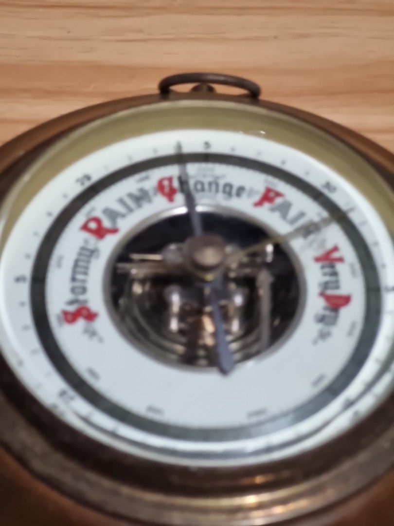Vintage Barometer/Weather Forecast Gauge, Hobbies & Toys, Memorabilia ...