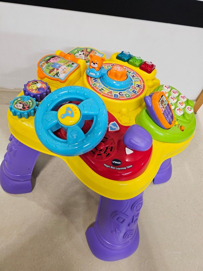 Vtech Magic Star Learner Table, Babies & Kids, Infant Playtime on Carousell