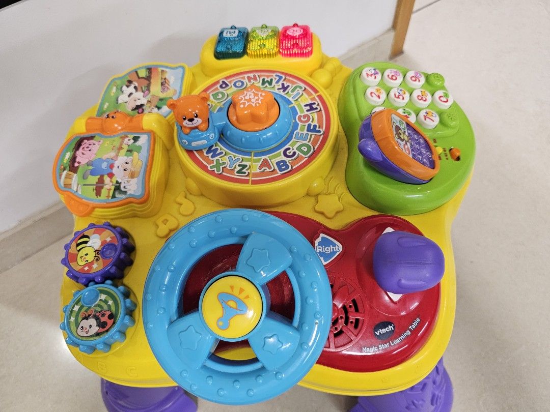 Vtech Magic Star Learner Table, Babies & Kids, Infant Playtime on Carousell