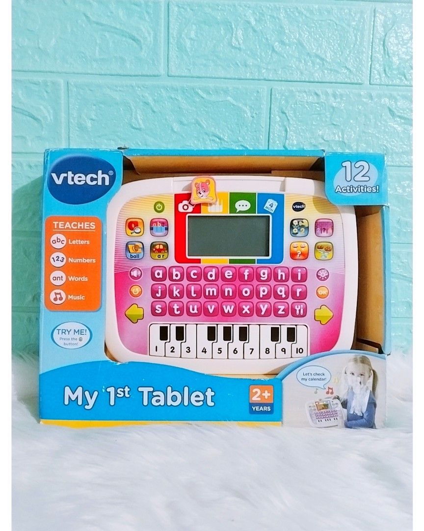 VTech My 1st Tablet Tablet Pink, Babies & Kids, Infant Playtime on ...