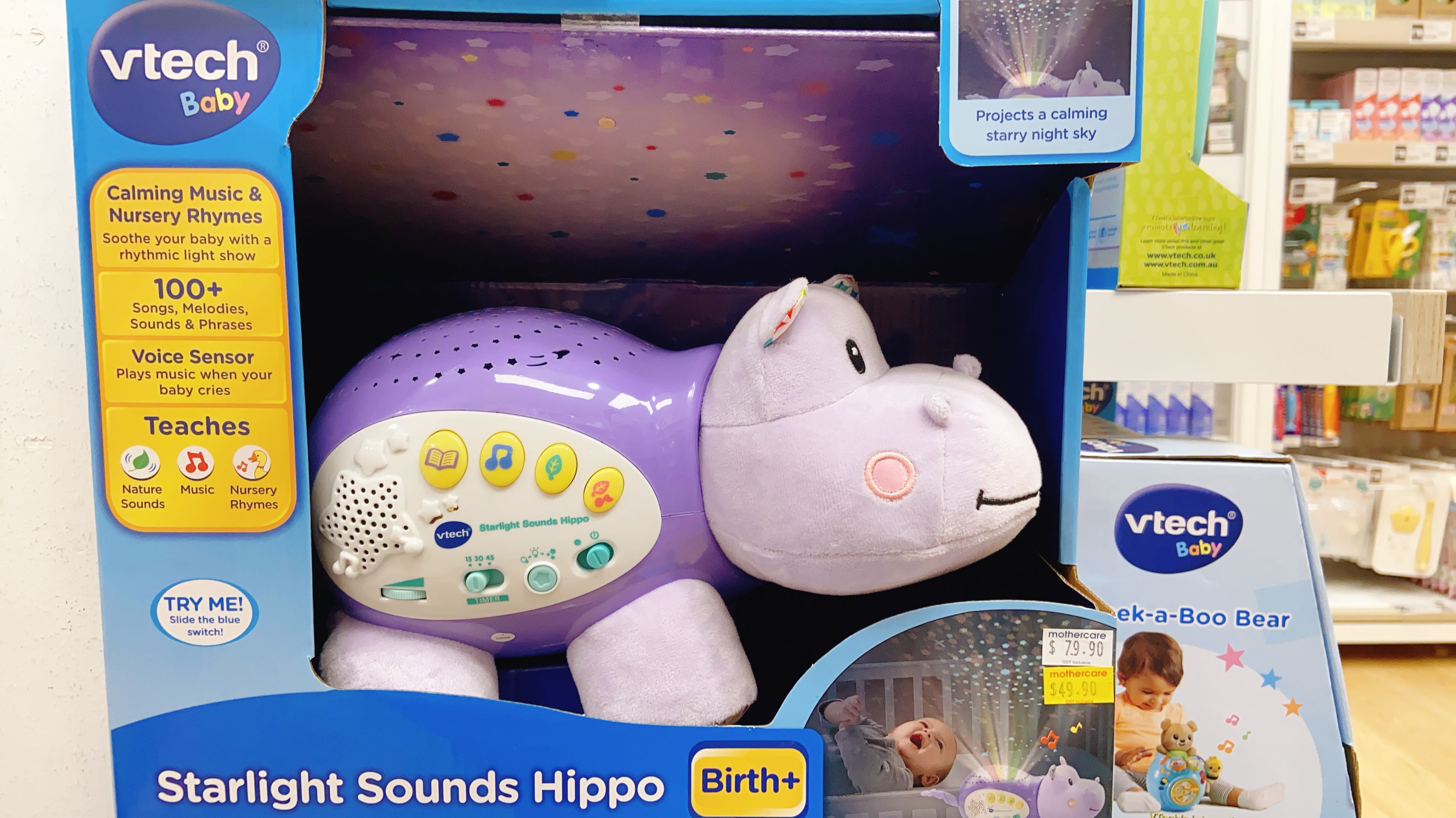 Vtech sleeping hippo, Babies & Kids, Infant Playtime on Carousell