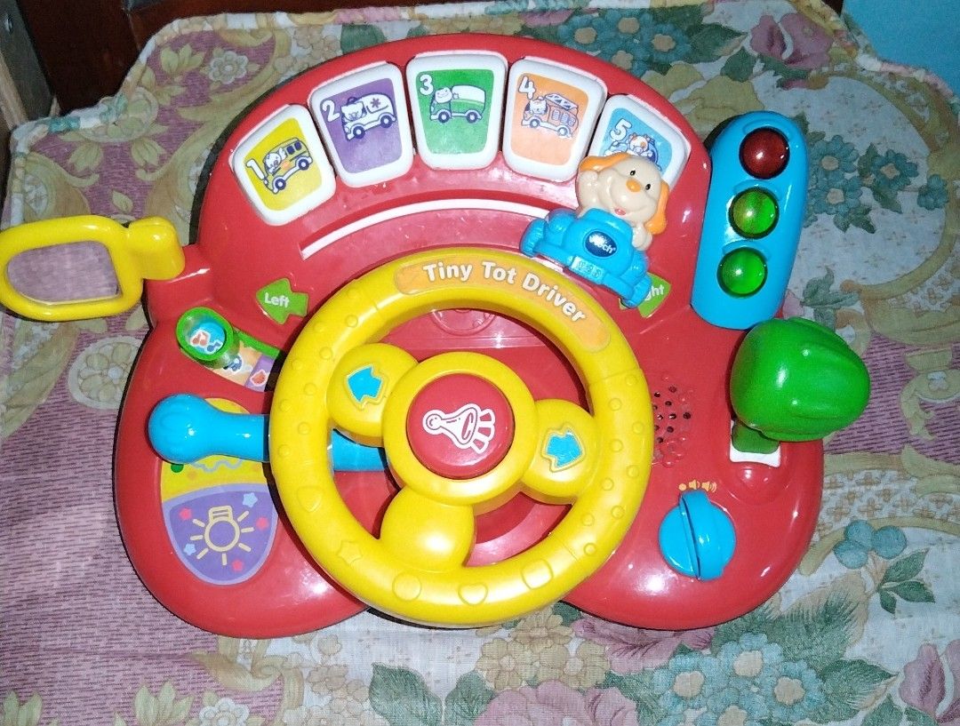 VTECH Tiny Tot Driver, Babies & Kids, Infant Playtime on Carousell