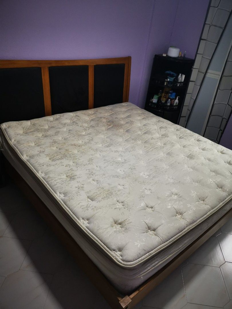 Waterbed with Frame (Superking), Furniture & Home Living, Furniture ...