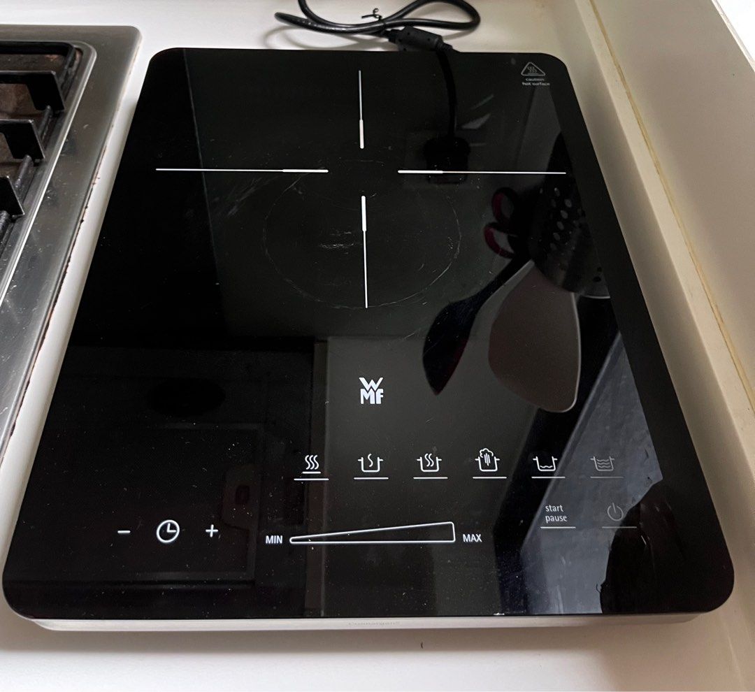 WMF KULT X Mono Induction Hob Black 2100W 1.05KG, TV & Home Appliances ...