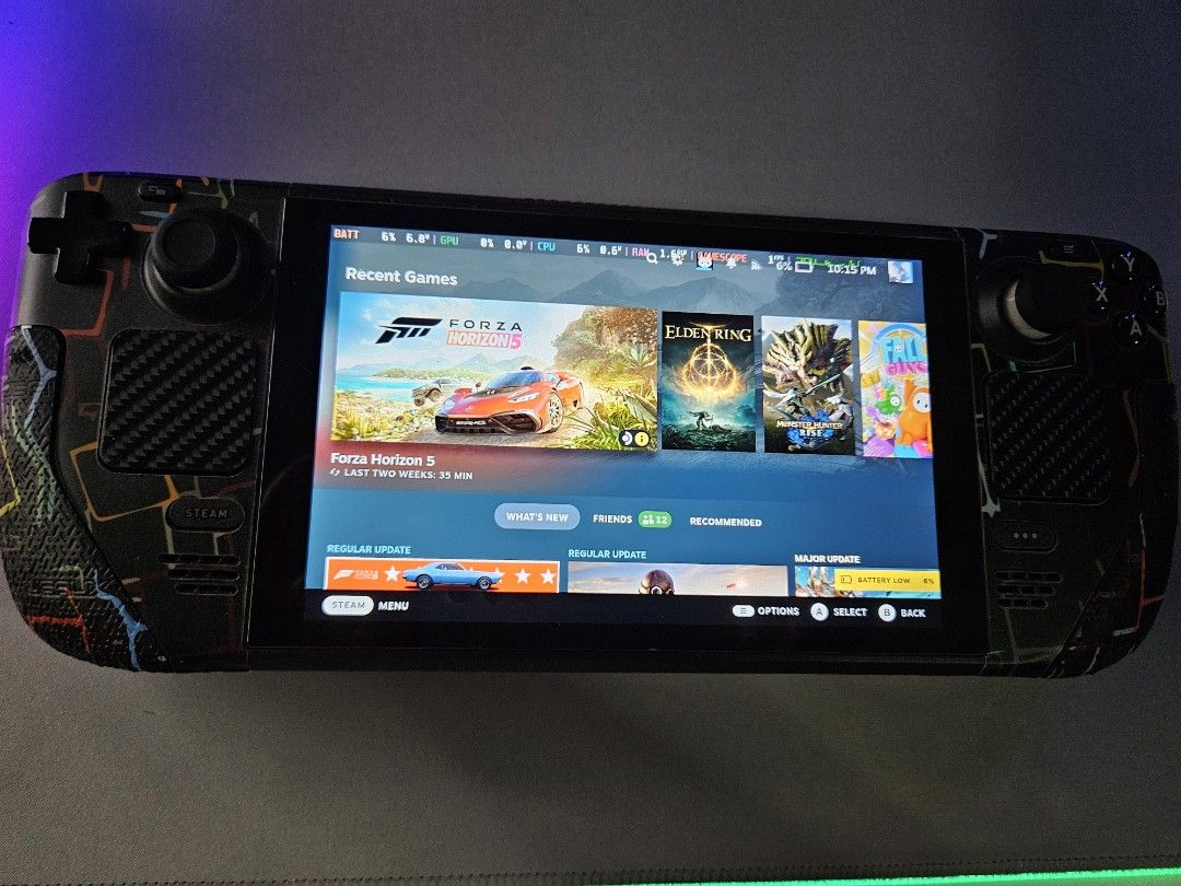WTS Steam Deck Console 256GB (Non-Modded) + Accesories, Video Gaming ...