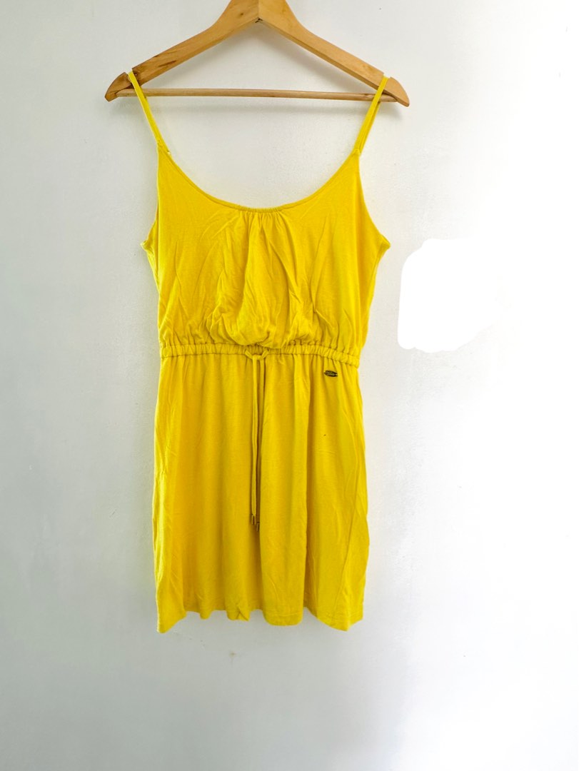 Guess Yellow Dress, Women's Fashion, Dresses & Sets, Dresses on Carousell