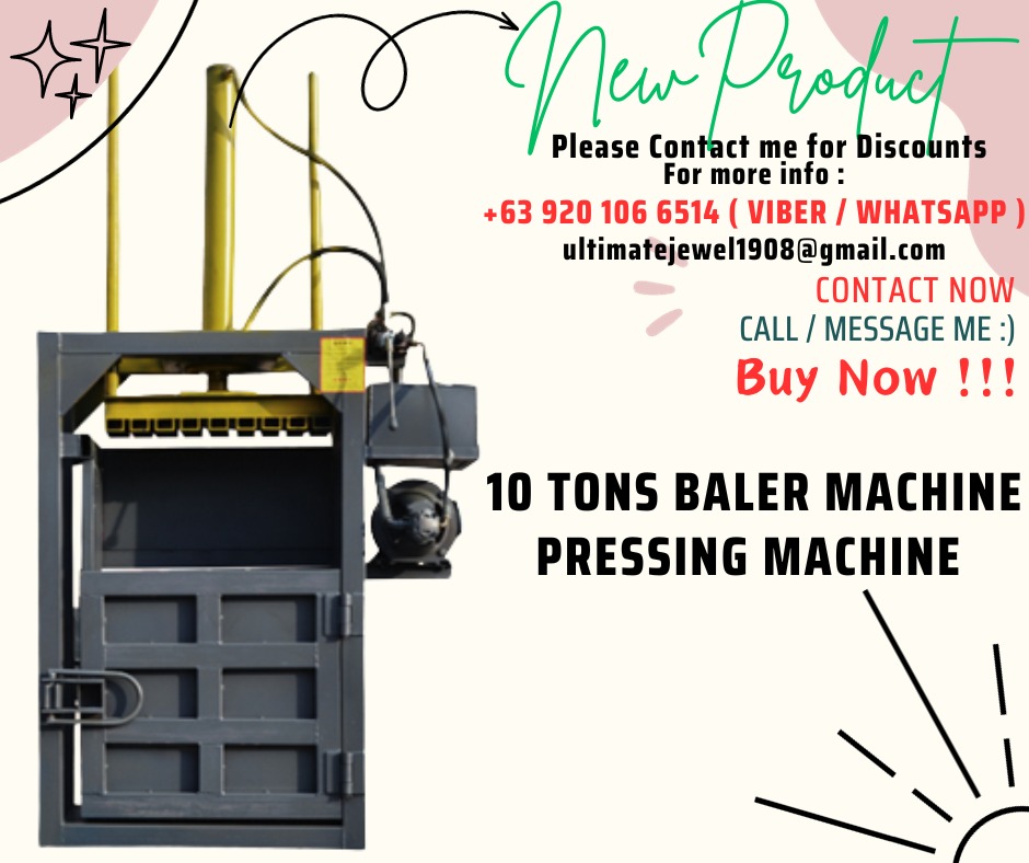 10 TONS BALER MACHINE - PRESSING MACHINE FOR GARBAGE AND ETC ...