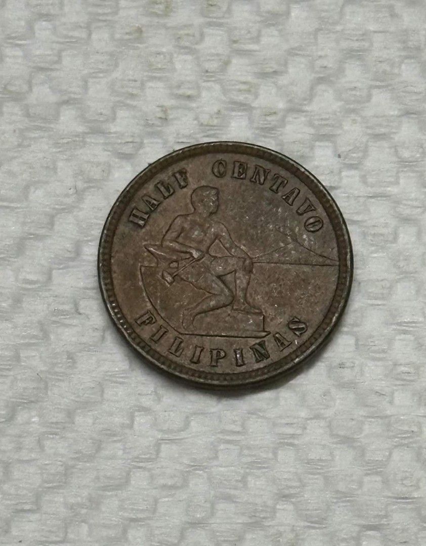 1903 half centavo (isang kusing), Hobbies & Toys, Memorabilia ...