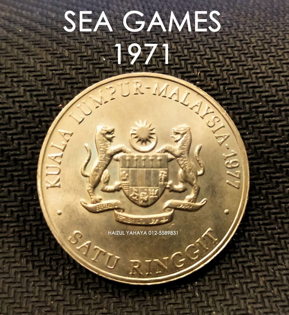 $1 RINGGIT. SEA GAMES. TAHUN 1971, Hobbies & Toys, Collectibles ...