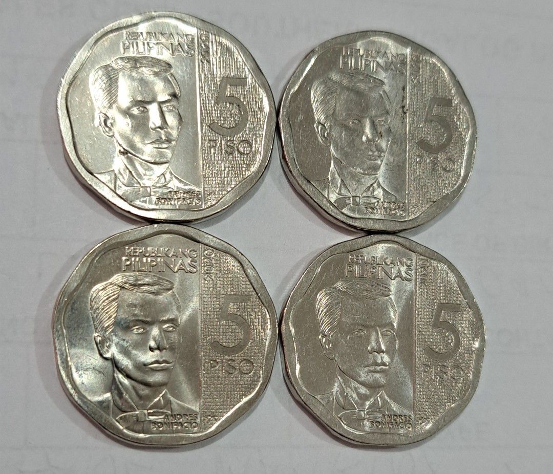 2021 and 2020 nonagonal 5 Coins., Looking For on Carousell