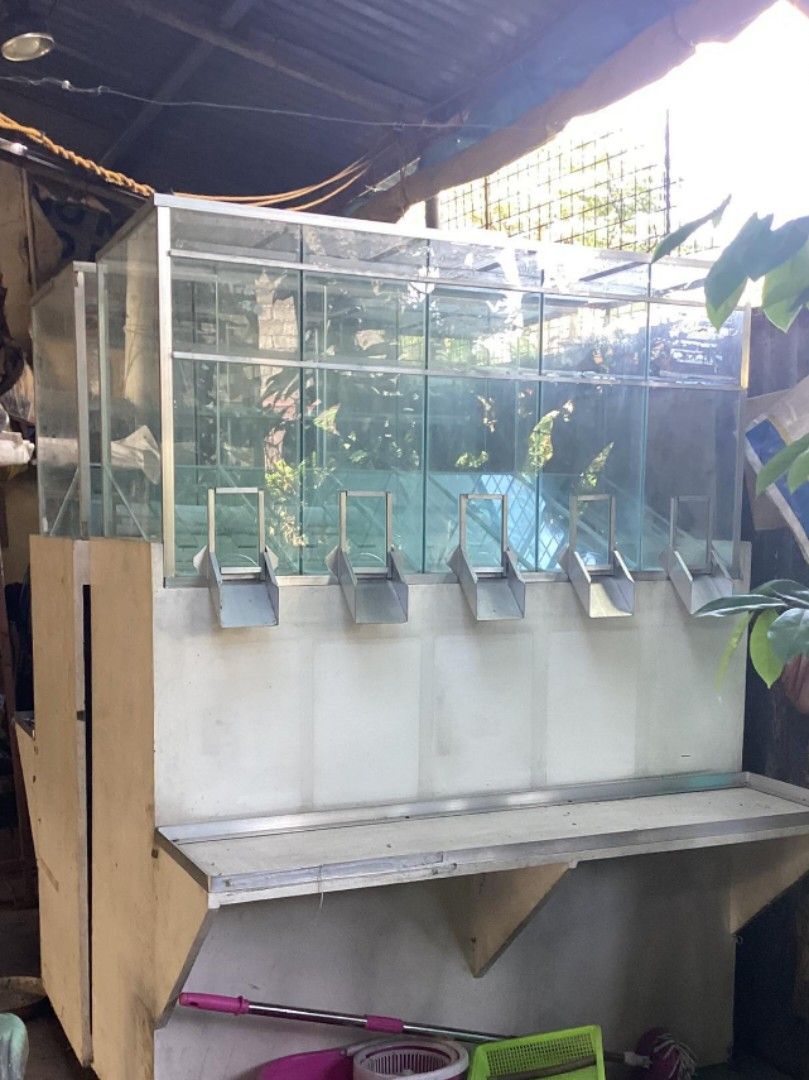 RUSH! Can be sold separately! 2 GLASS RICE DISPENSER 50KG/SLOT (with ...