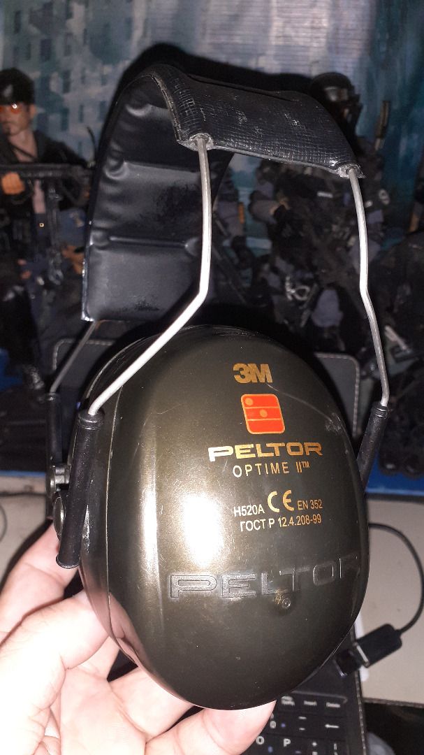 3m Peltor ear muff /Mask/ Tactical Nylon Handle Grip for Airsoft ...