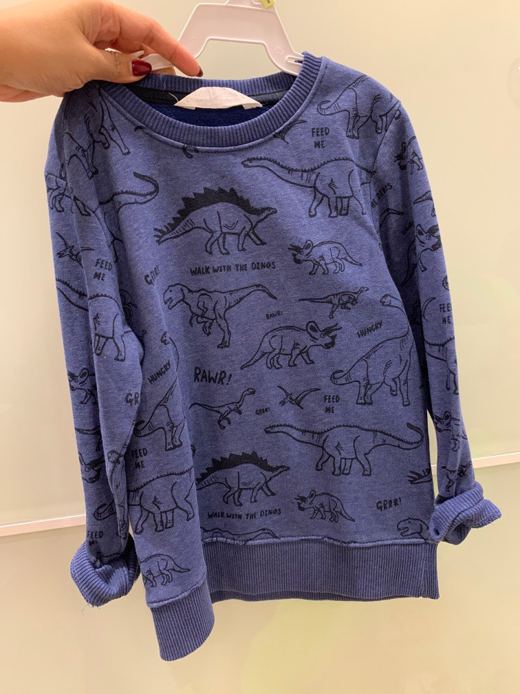 4-6Y COAT DINO H&M ANAK, Bayi & Anak, Baju Anak Laki-laki, 4 hingga 7 tahun di Carousell