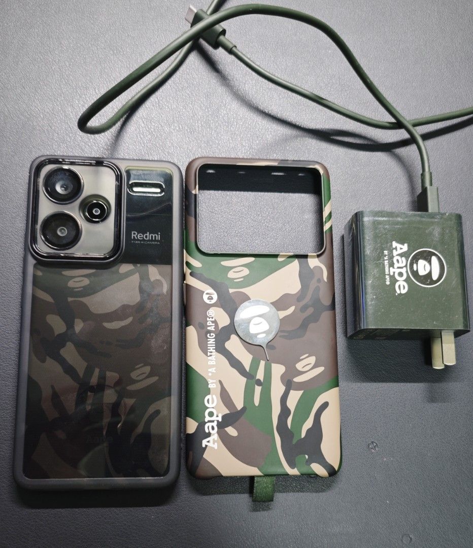 小米 紅米 redmi note13pro+ Aape 潮流限定版, 手提電話, 手機, Android 安卓手機, Xiaomi 小米 - Carousell