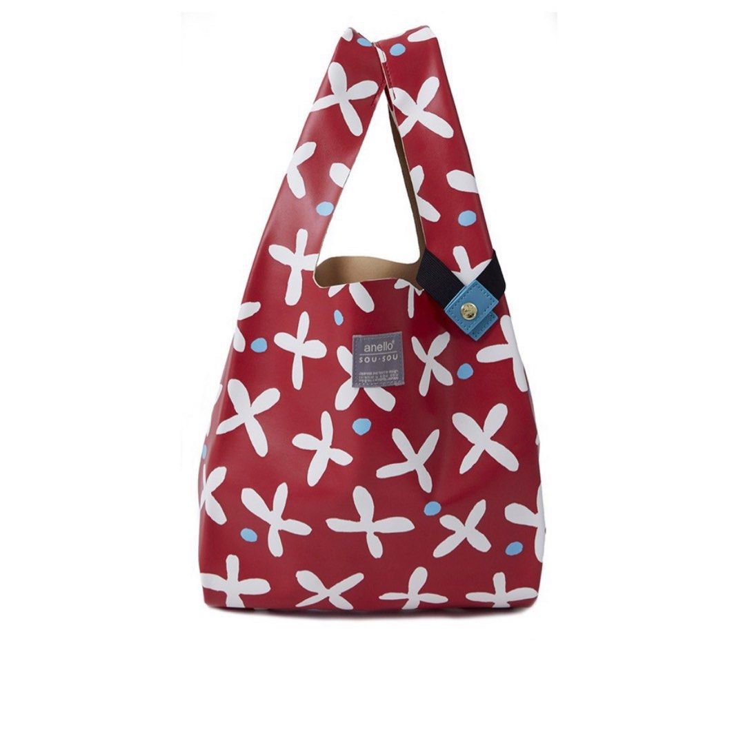 台灣代購 絕版 Sou Sou x SouSou x anello 聯名 皮革 手提袋, 女裝, 手袋及銀包, Tote Bags ...