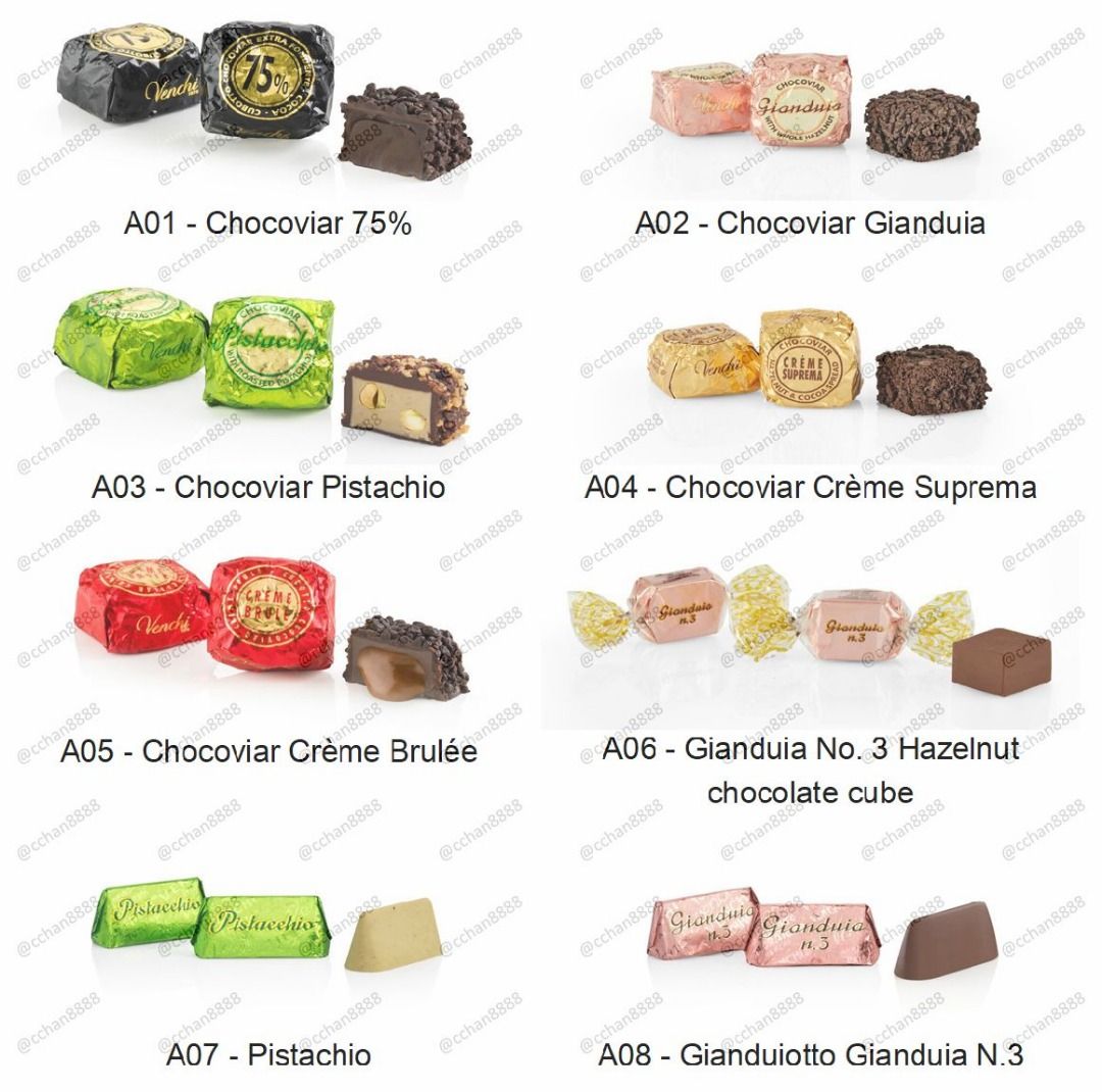 (代購) (不議價) Venchi朱古力, 嘢食 & 嘢飲, 包裝食物&即食食物 - Carousell