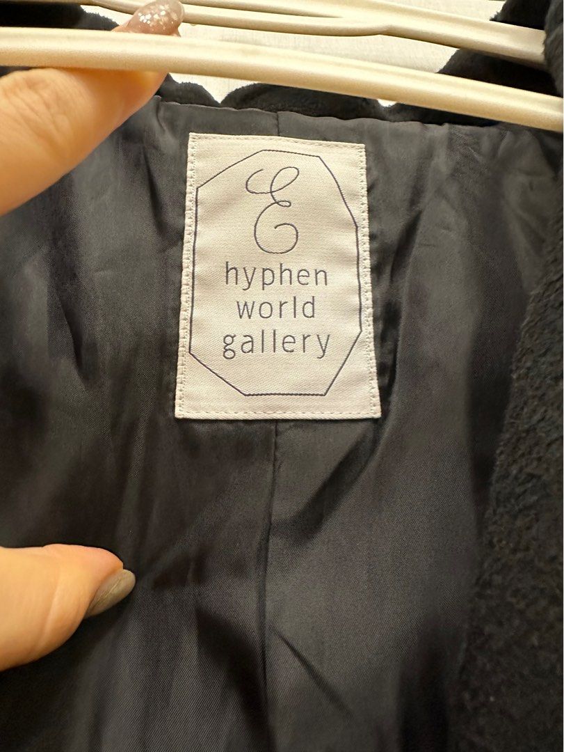 日本品牌黑色長褸外套 Black Long Jacket Coat snidel lily brown lowery farm uniqlo ...